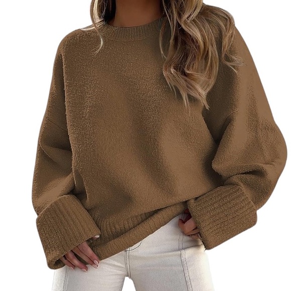 LILLUSORY | Sweaters | Nwt Lillusory Camel Chunky Oversized Knit ...